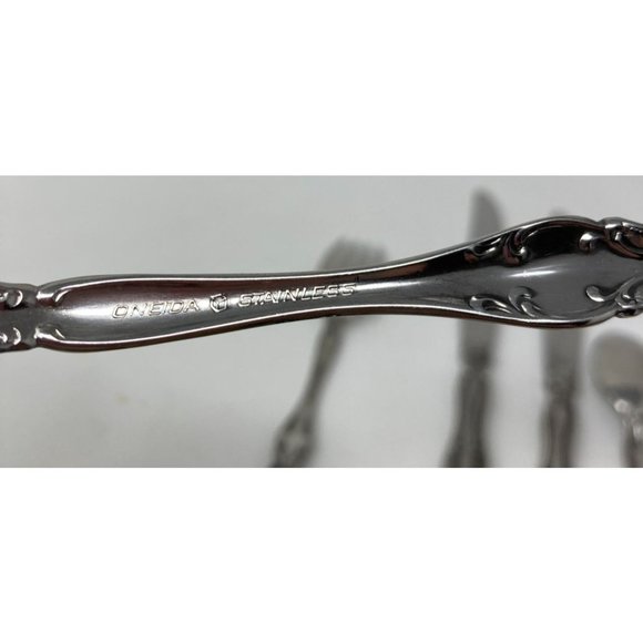 Oneida | Dining | Oneida Michelangelo Stainless Steel Flatware 5 Pieces ...